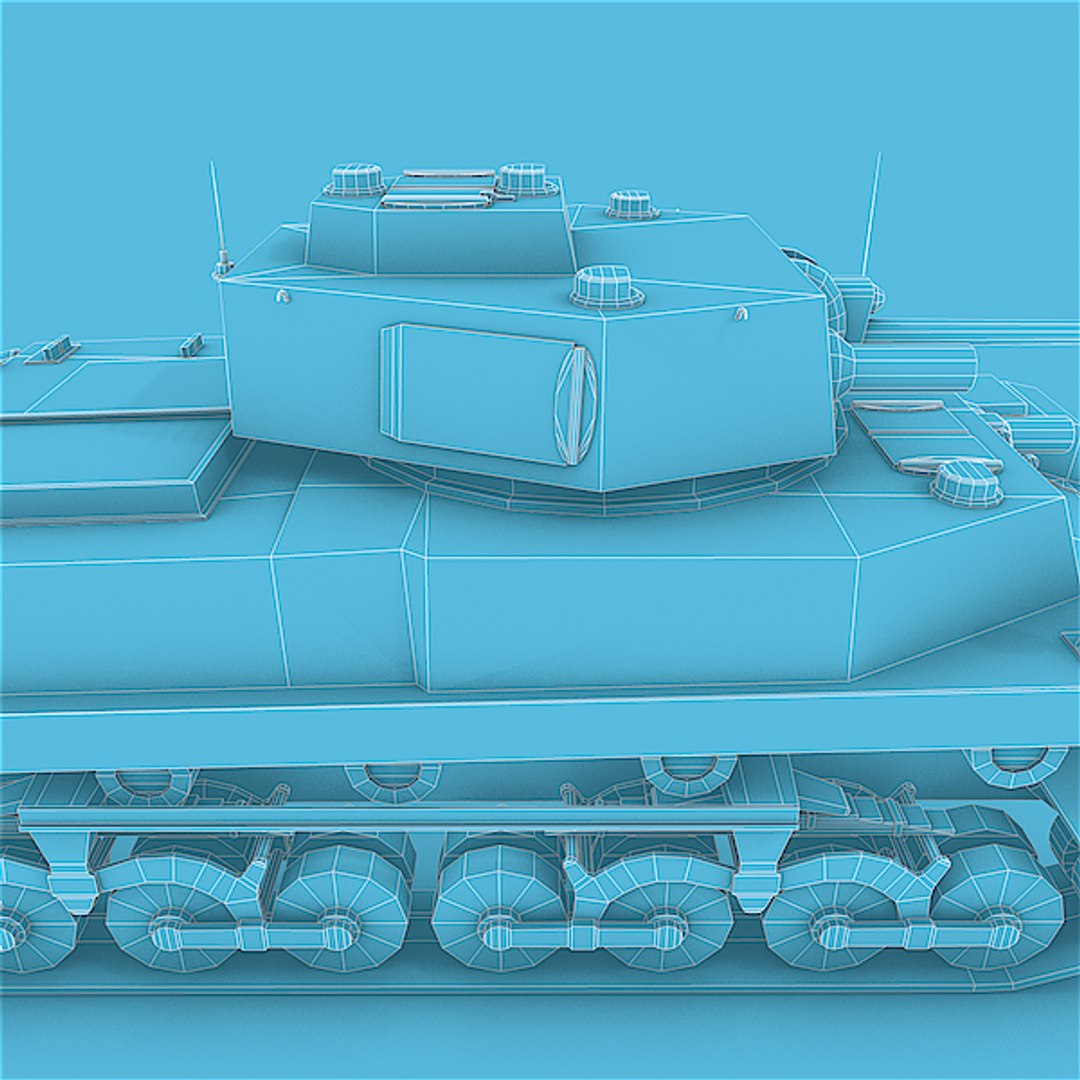 40m Turan Tank Gun 3d Model