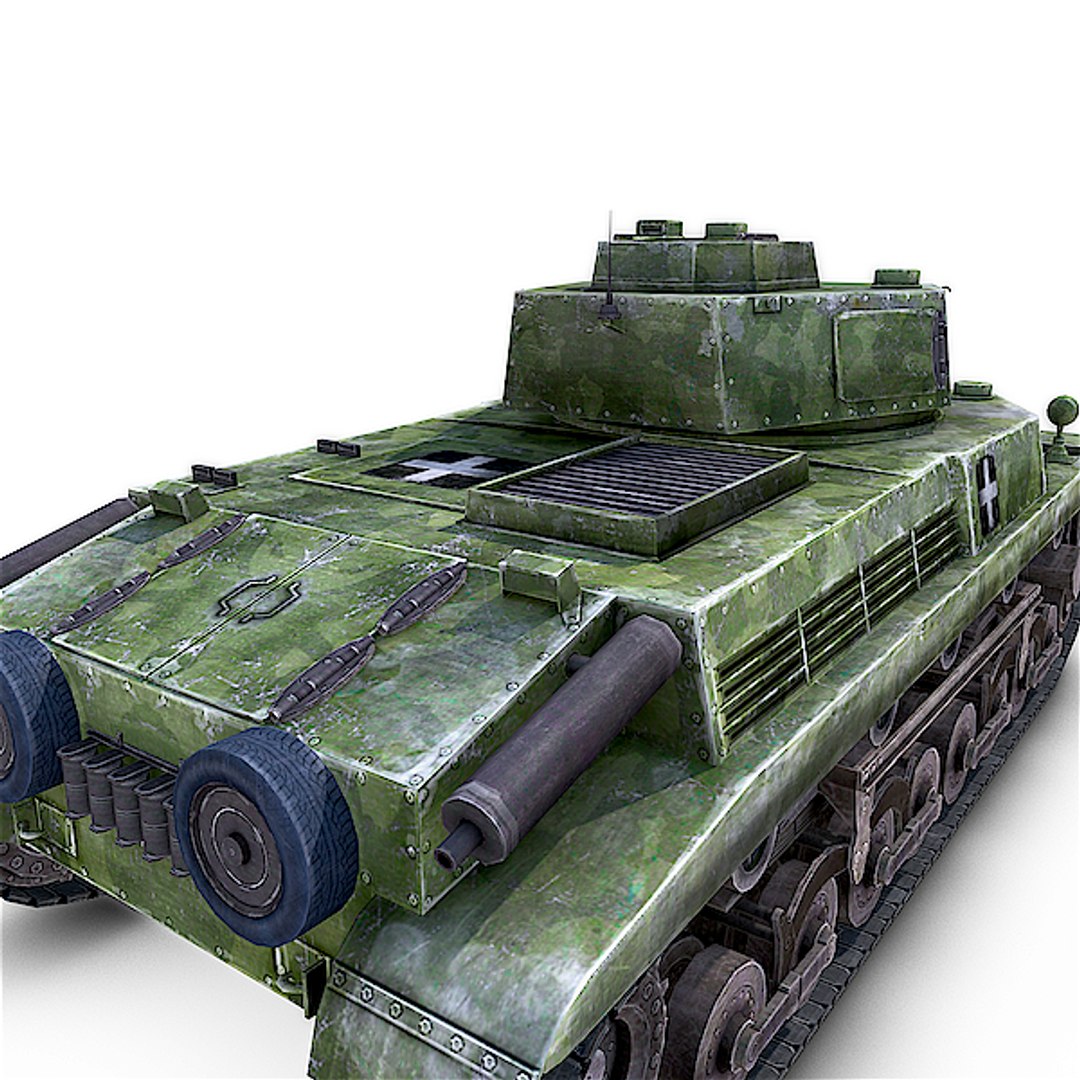 40m Turan Tank Gun 3d Model