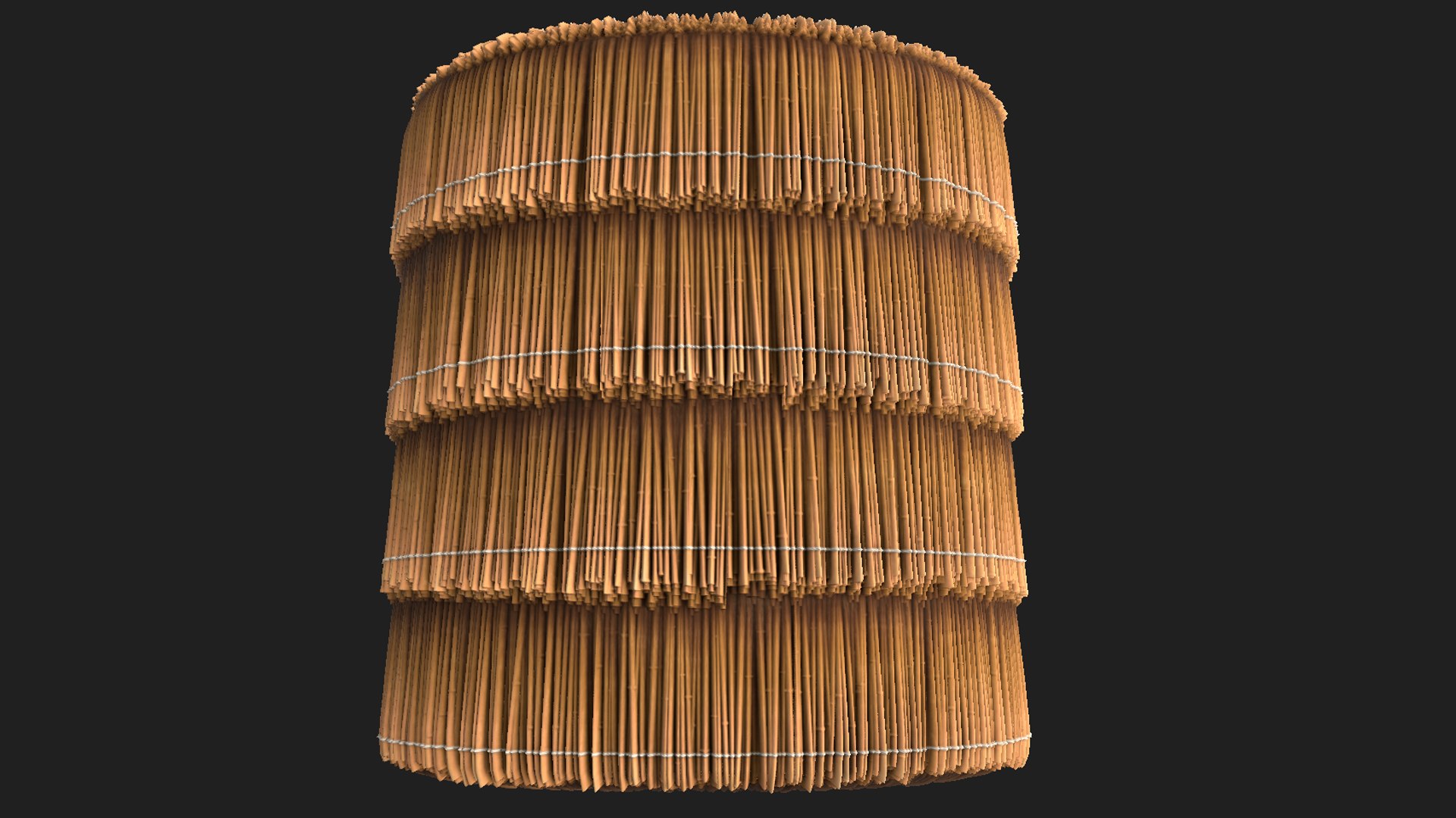 Thatched Roof Seamless PBR Material Textures 3D - TurboSquid 2329143