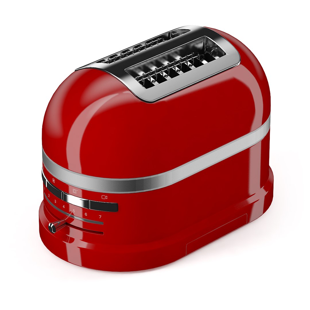 3d Red Toaster