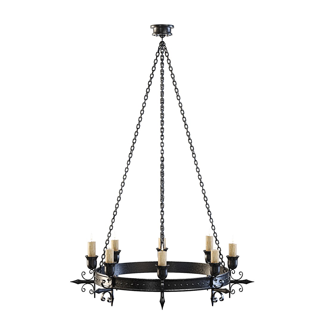 3D Ceiling Candle Holder - TurboSquid 2291775