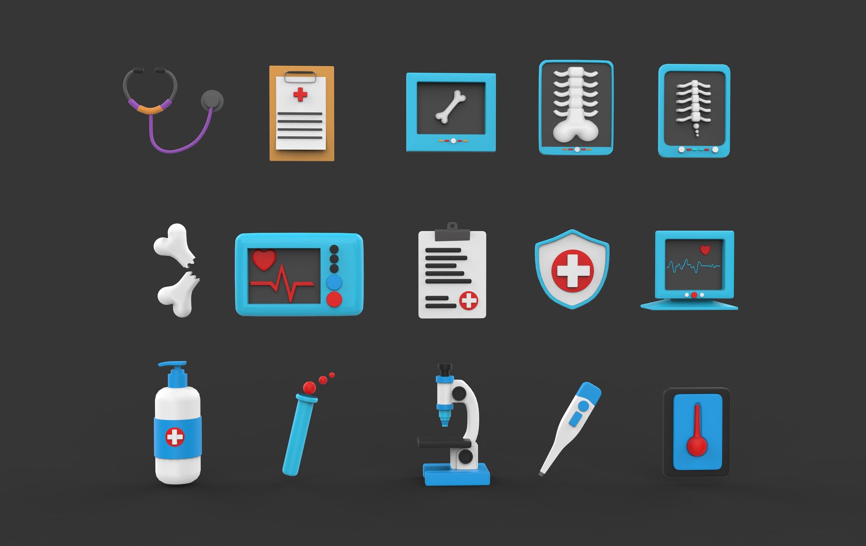 3D Model Medical Icon 3D Model - TurboSquid 2344981