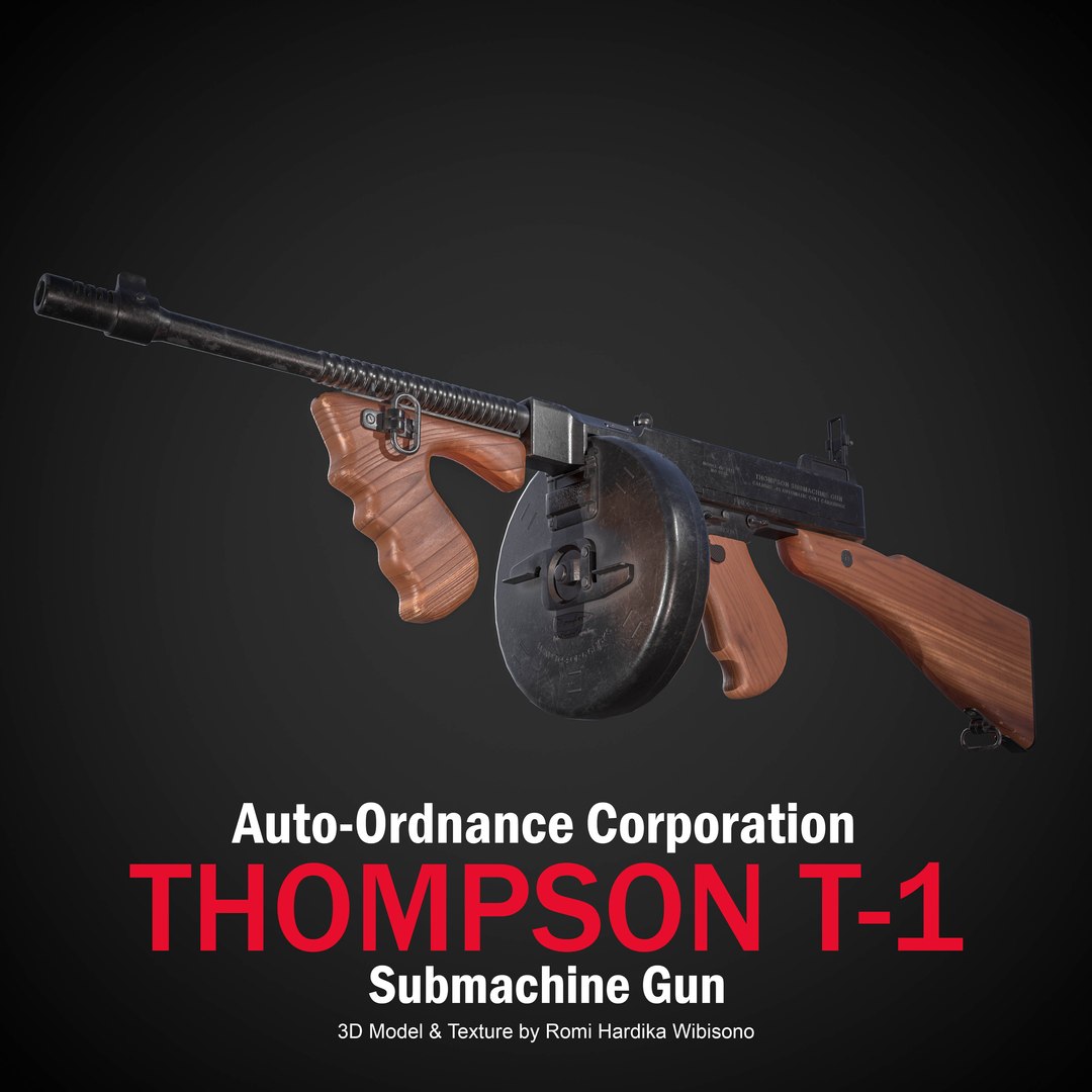 Thompson T-1 3D - TurboSquid 1572549