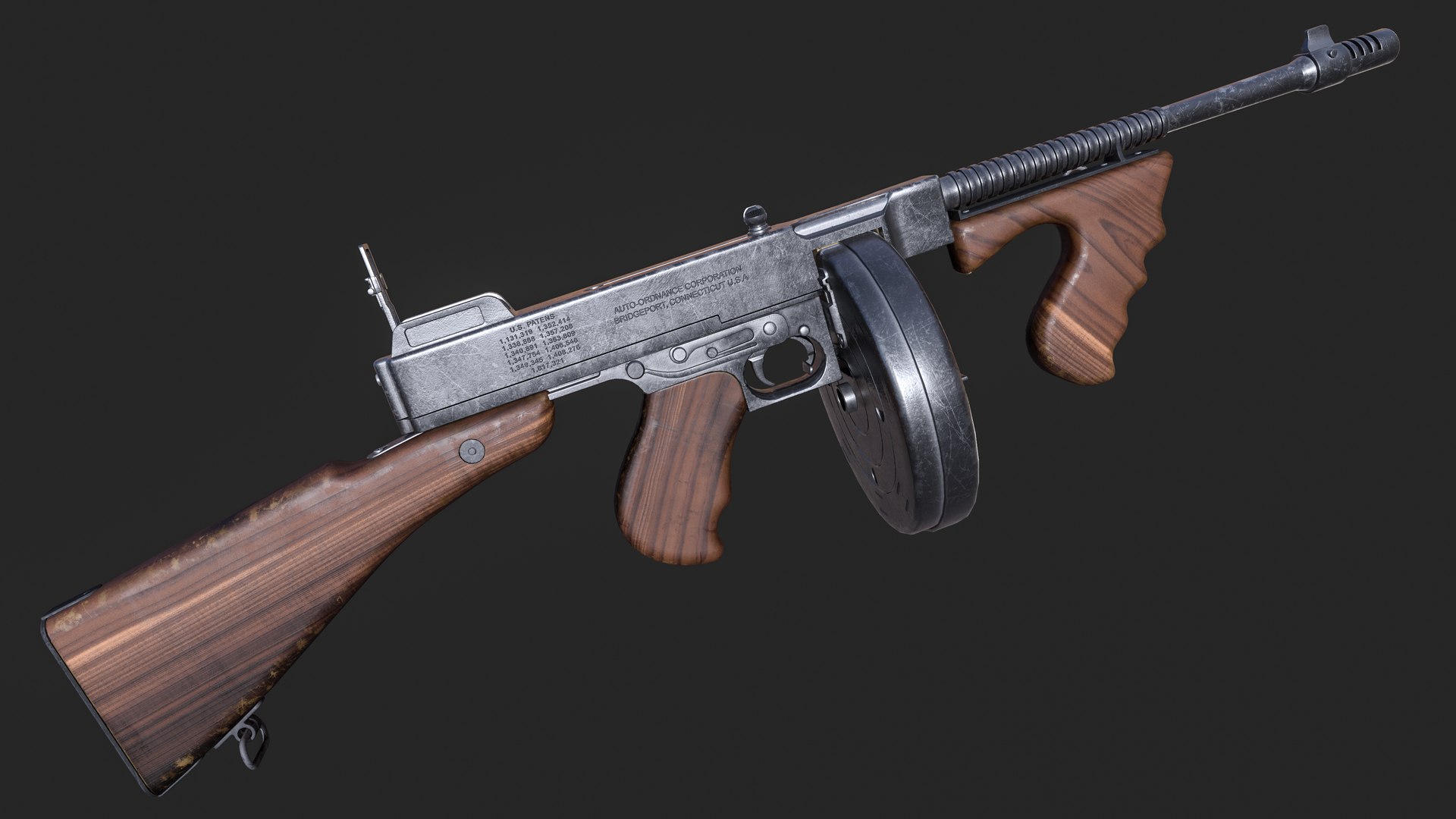 Thompson T-1 3D - TurboSquid 1572549