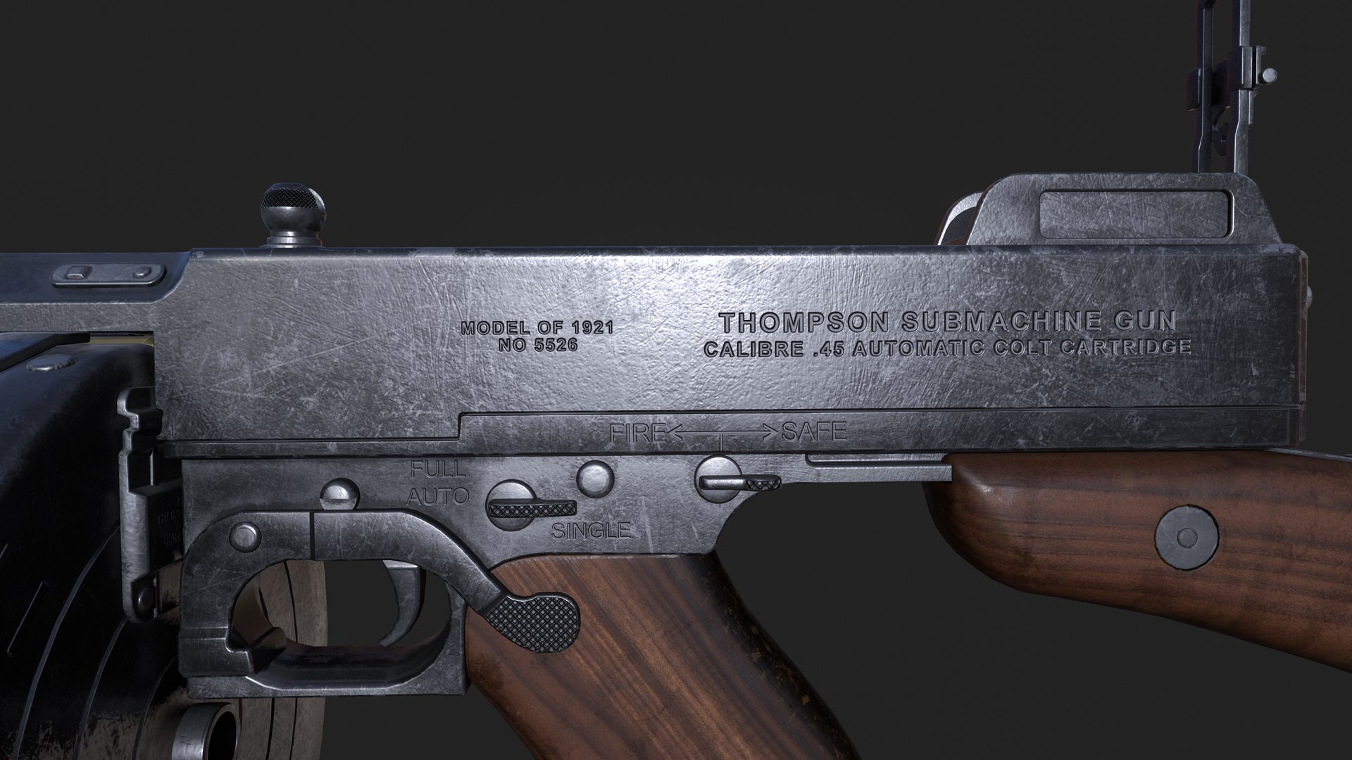 Thompson T-1 3D - TurboSquid 1572549