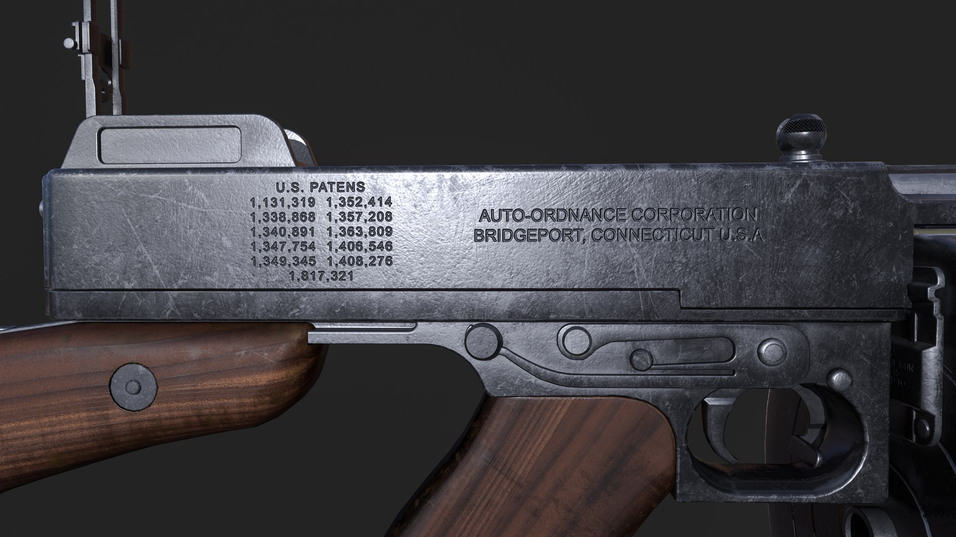 Thompson T-1 3D - TurboSquid 1572549