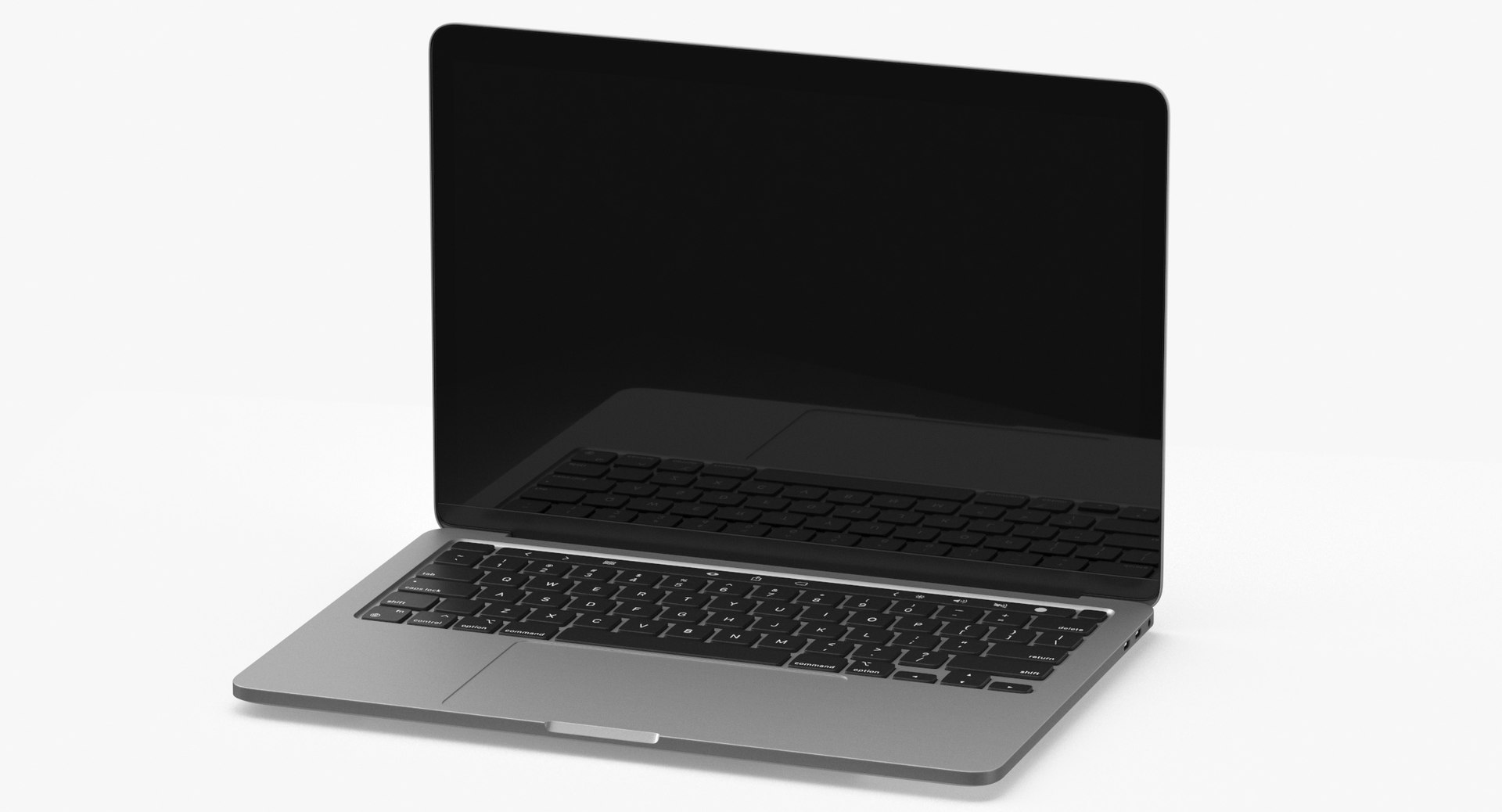 3D Model Computer Laptop Type 01 Device And Box Clean And Generic Label ...