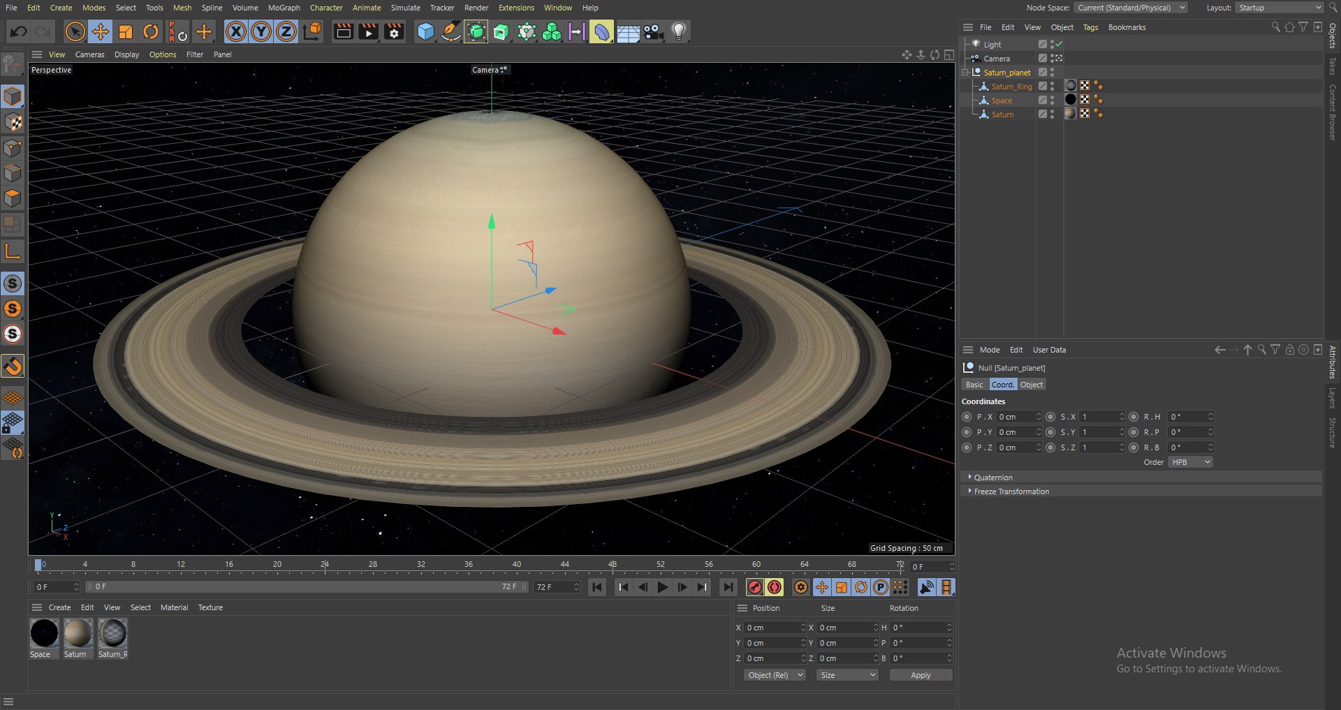 3D Saturn Planet Model - TurboSquid 1922568