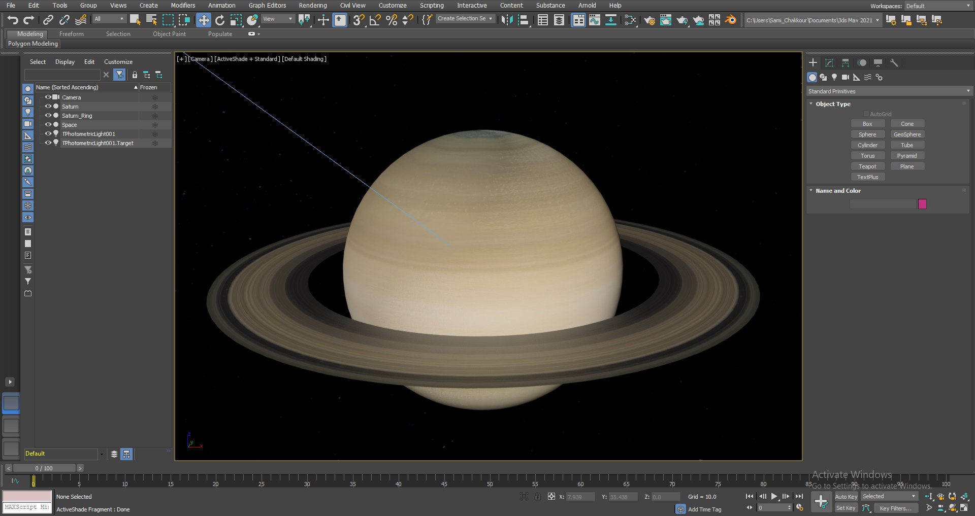 3D Saturn Planet Model - TurboSquid 1922568
