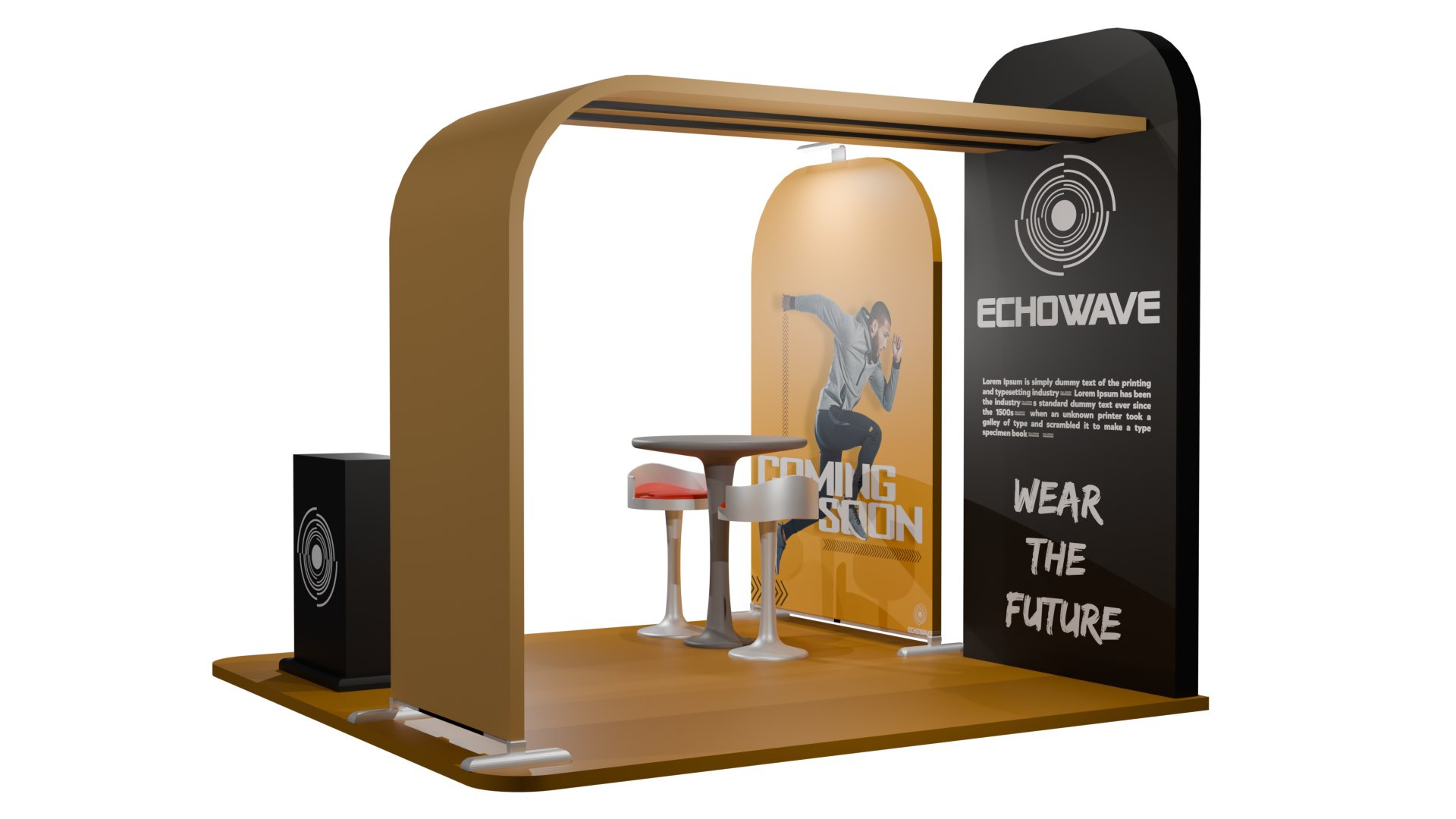 Booth Event 3D Model - TurboSquid 2356788