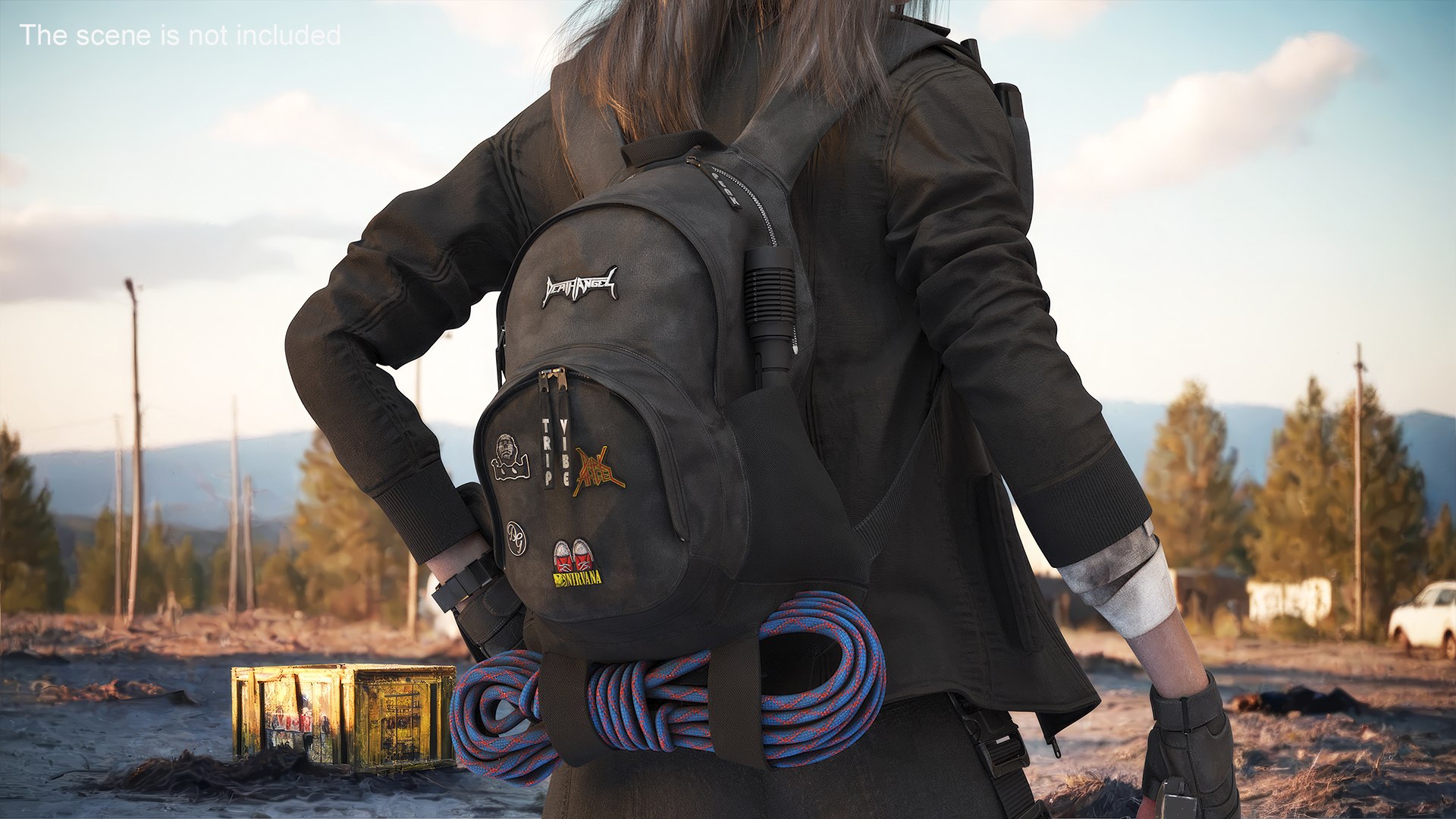 Survivor Shabby Backpack 3D Model - TurboSquid 2326783