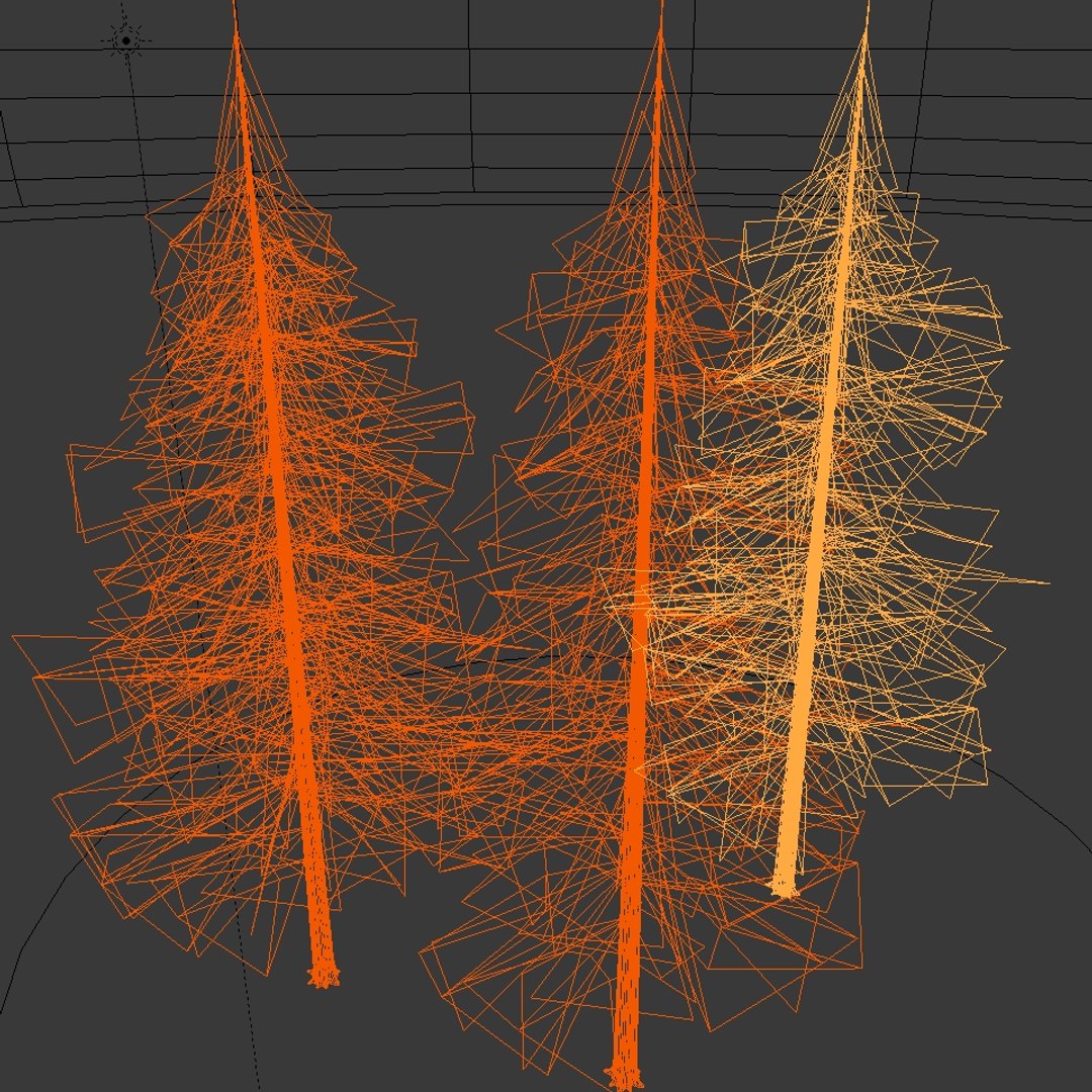 3D Tall American Pine Trees Model - TurboSquid 1331547