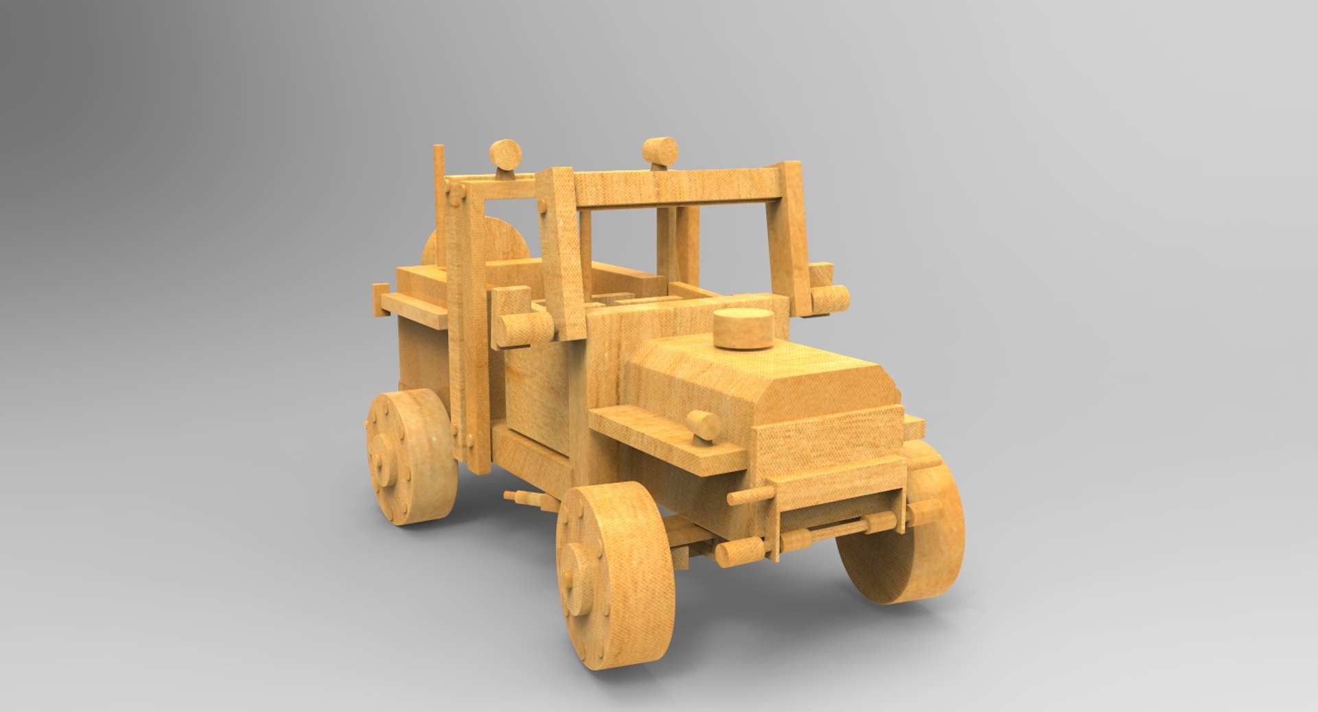 wooden toy jeep max