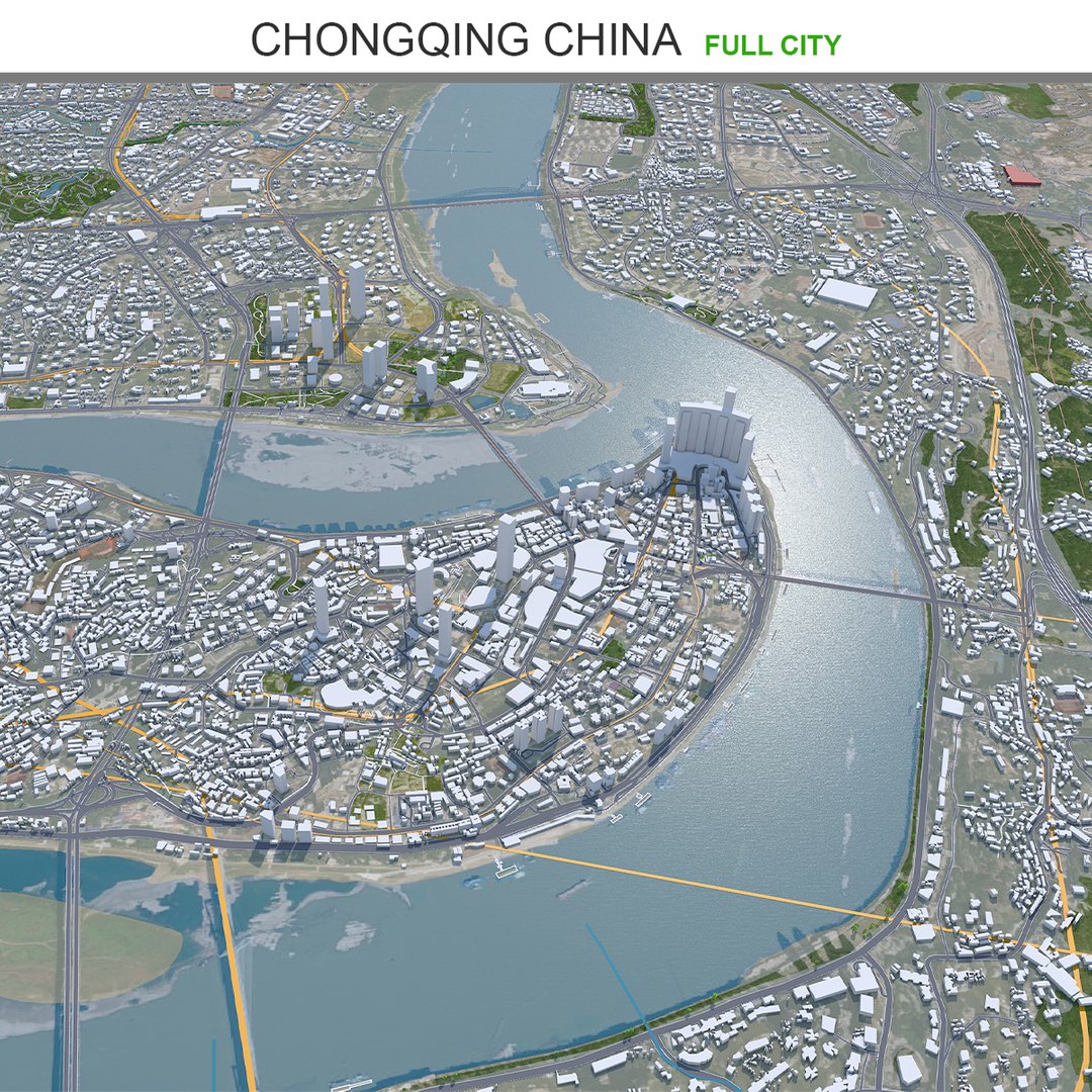 Chongqing City China 3D Model - TurboSquid 2085557