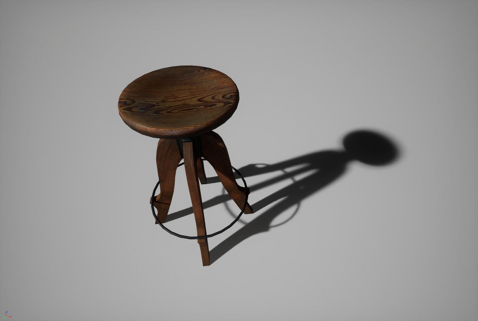 Wooden Stool 3D Model - TurboSquid 1952761