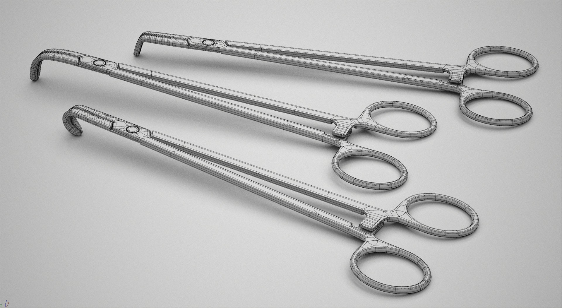 3D Curved Tip Surgical Forceps - TurboSquid 2528710