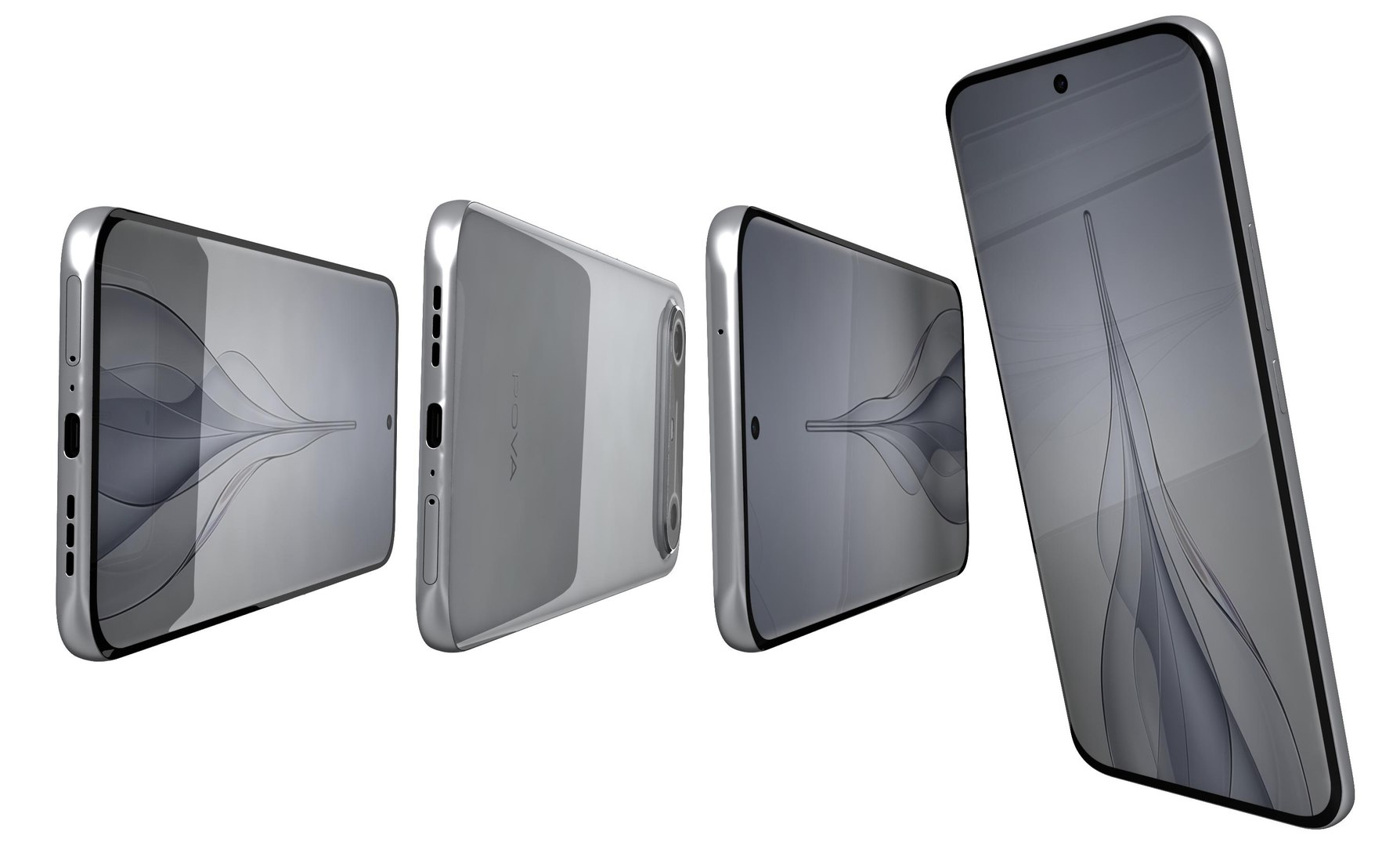 Tecno Pova Slim 5G White 3D Model - TurboSquid 2474374