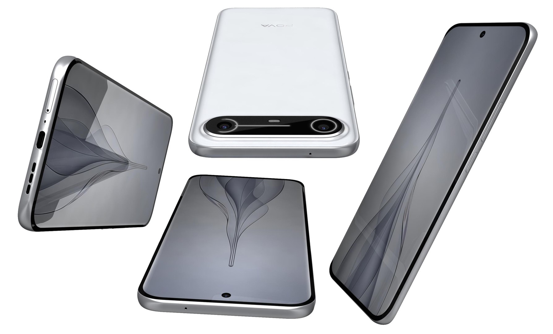 Tecno Pova Slim 5G White 3D Model - TurboSquid 2474374