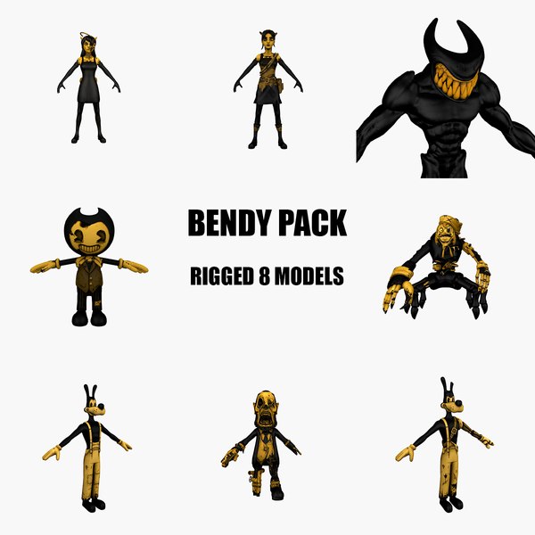 Free 3D Bendy Models | TurboSquid