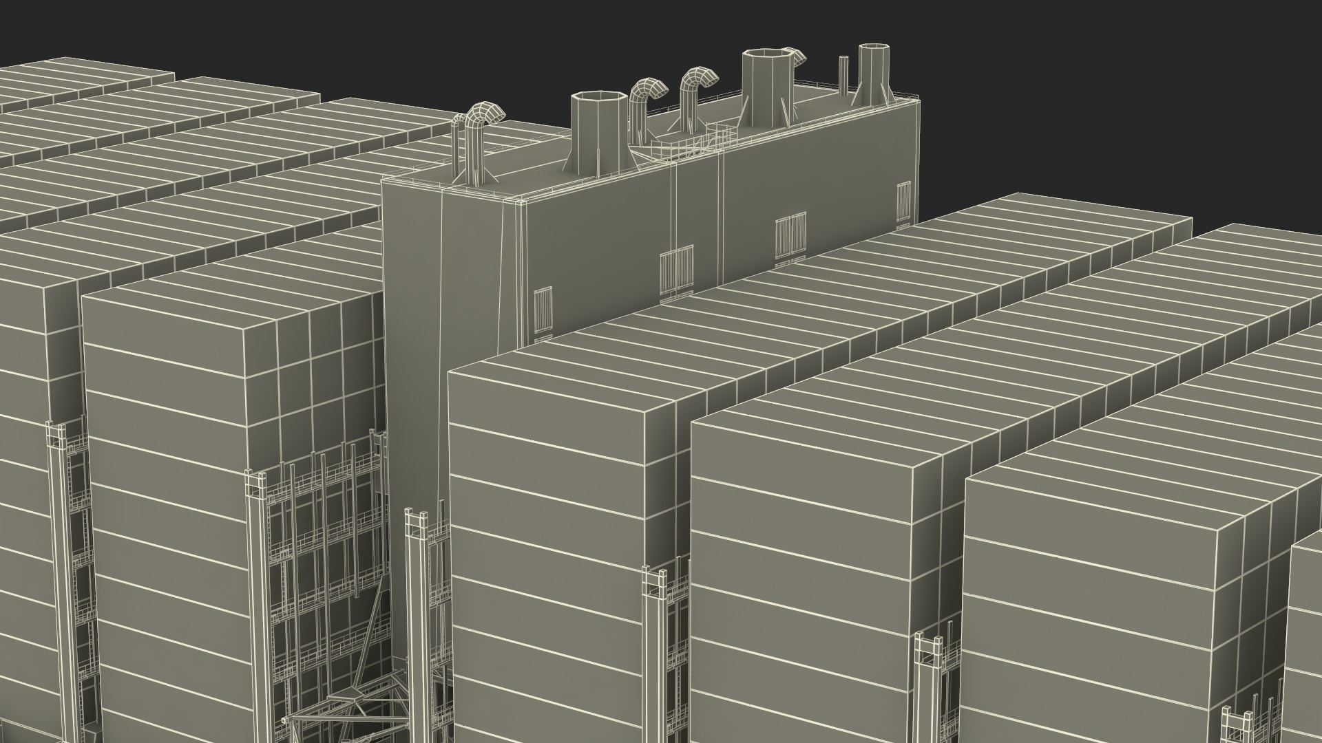 3D Ultra Large Container Cargo Ship Model - TurboSquid 2411547