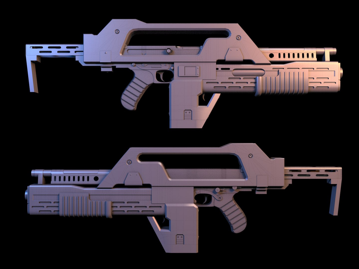 3D Model Armat M41a Pulse Rifle - TurboSquid 1629671
