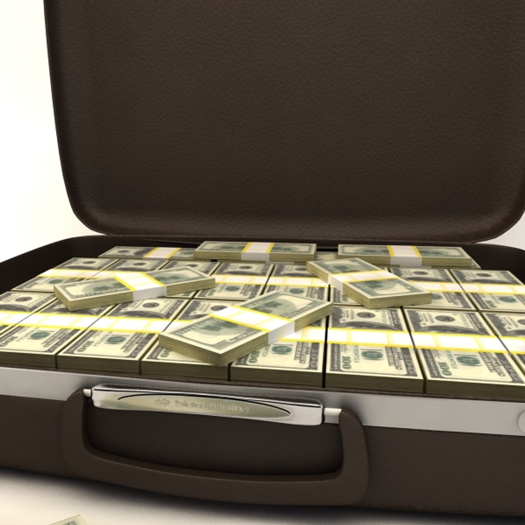 Samsonite Suitcase Dollars C4d