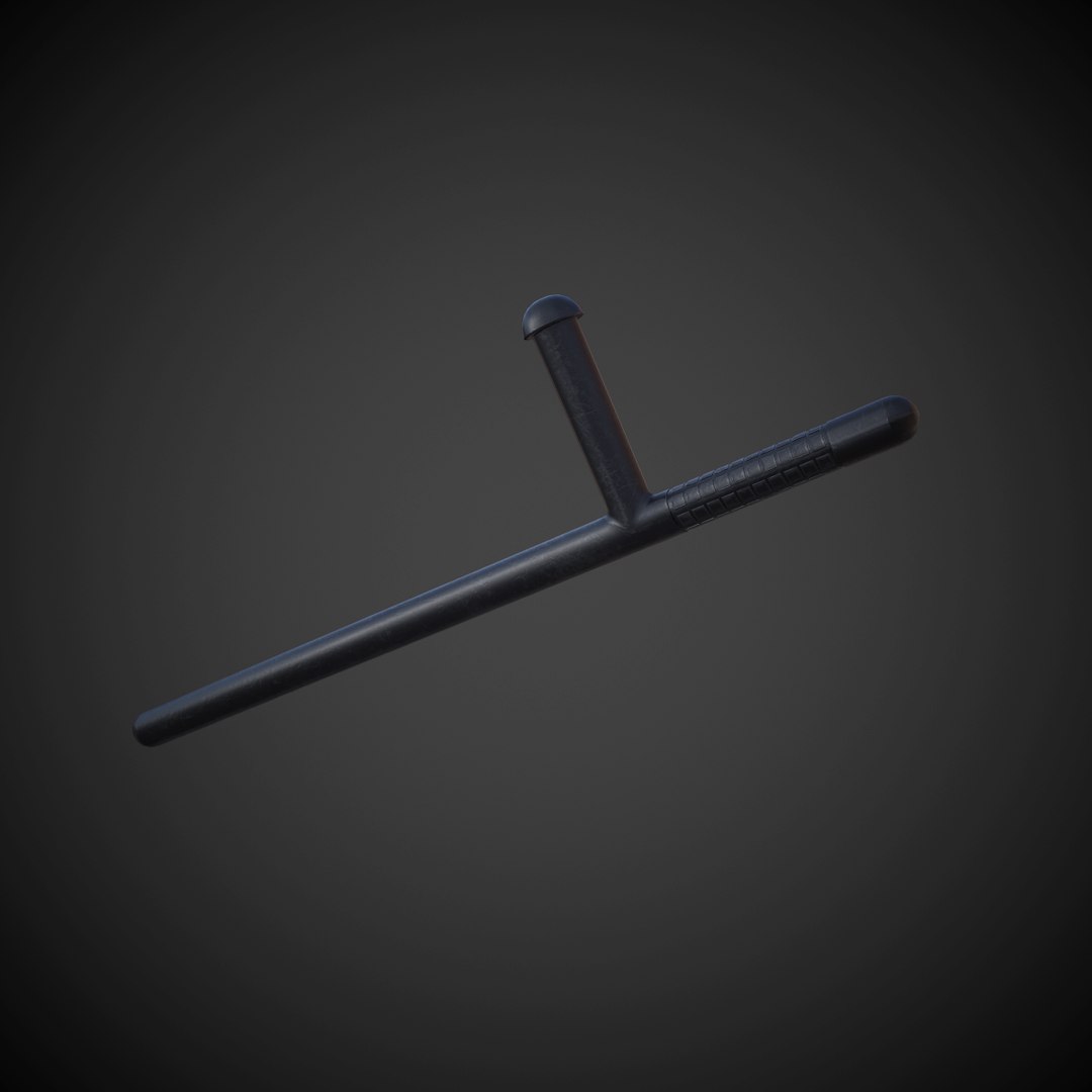3D Police Tonfa Model - TurboSquid 1224715