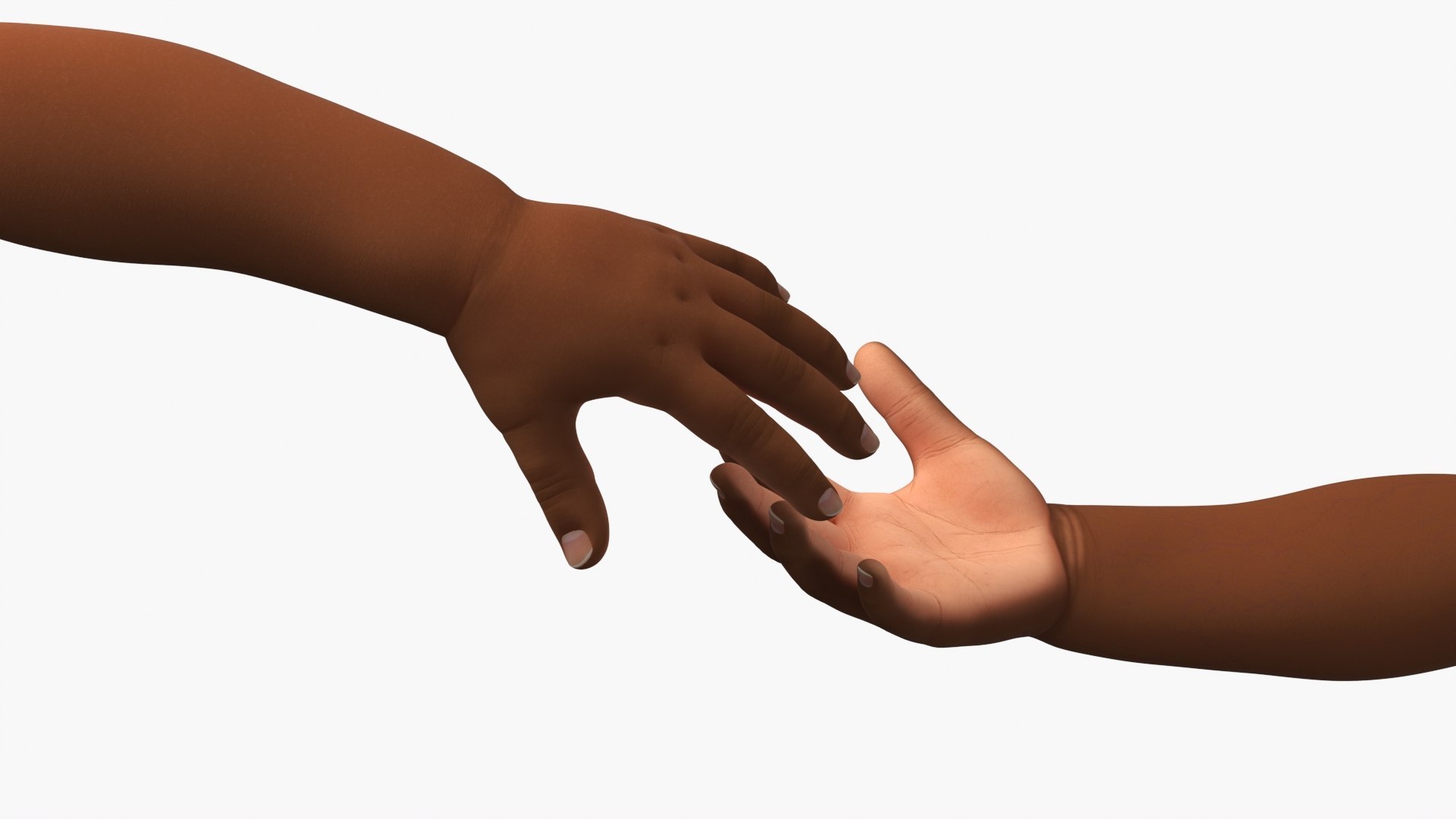 Baby Hands Rigged Collection For Maya Model - TurboSquid 2516845