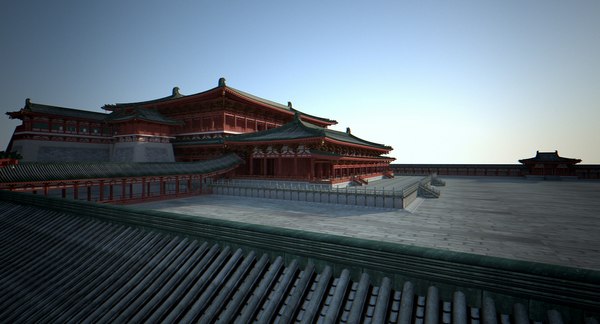 3d chinese palace model