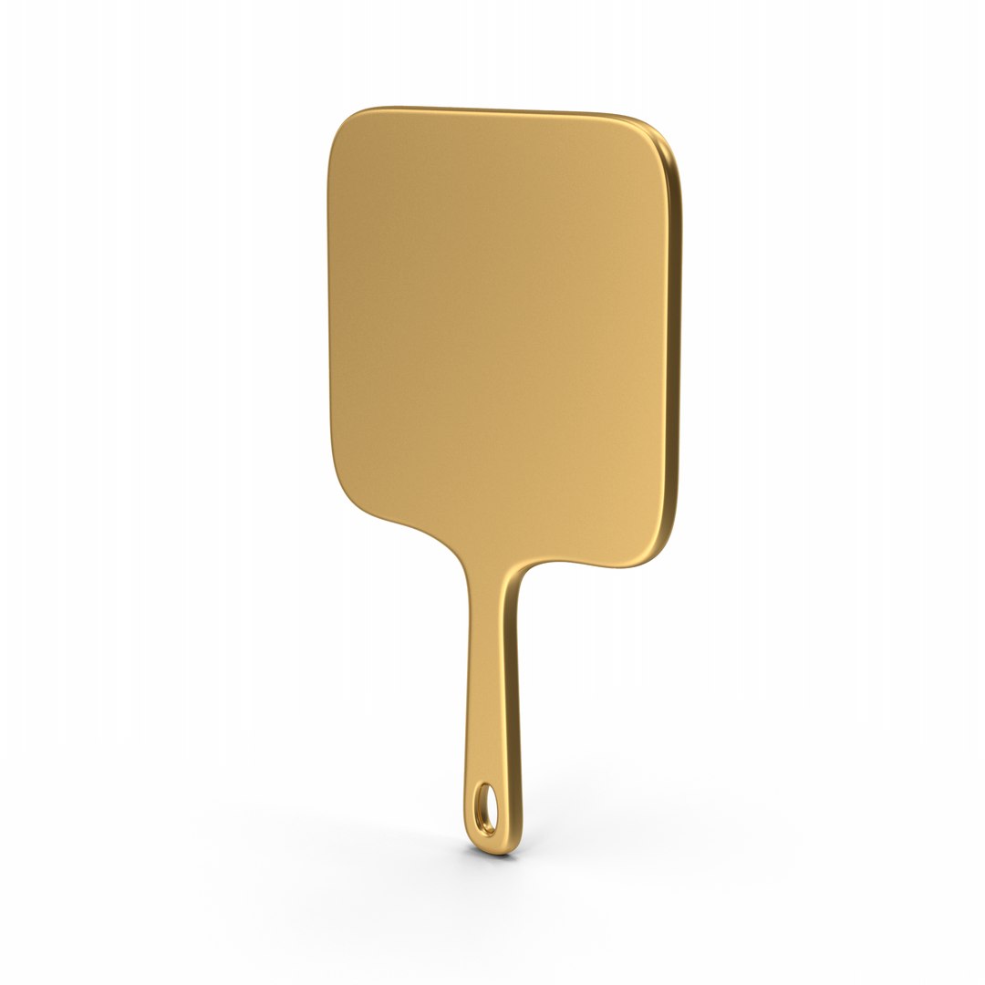 Gold Handheld Mirror 3D Model - TurboSquid 2191988