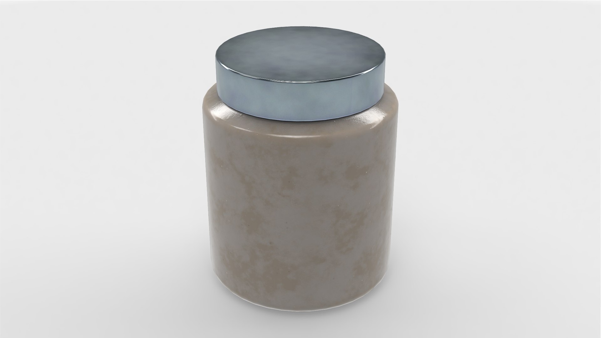 3D Model Cosmetic Pot 03 - TurboSquid 2307730