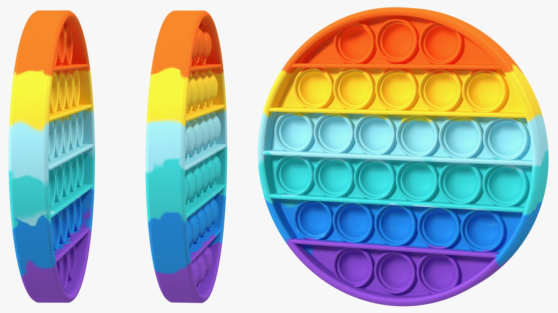 3D Circle Pop It Fidget Toy Model - TurboSquid 1778904