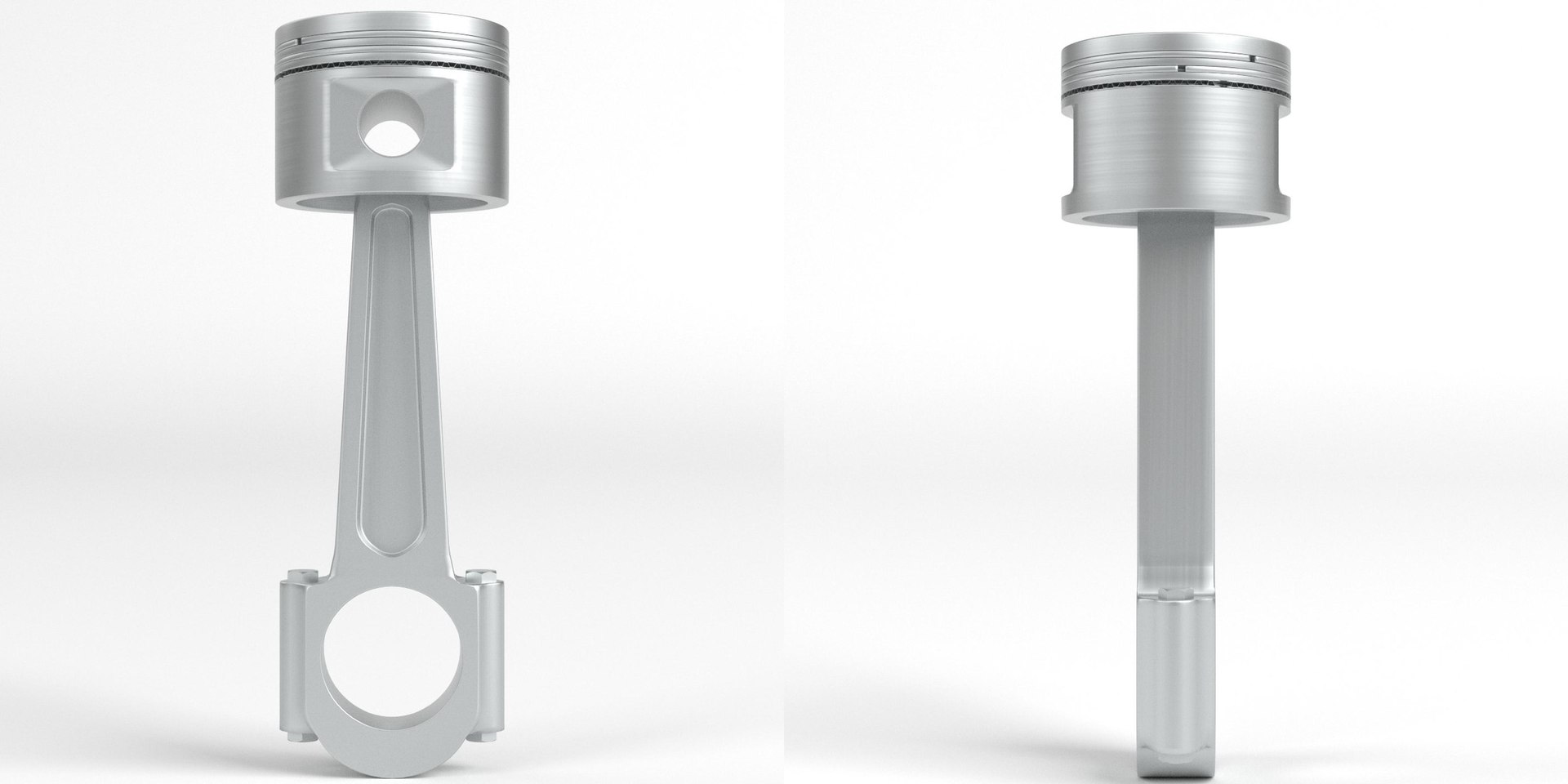 Engine Piston 3D Model - TurboSquid 2224945