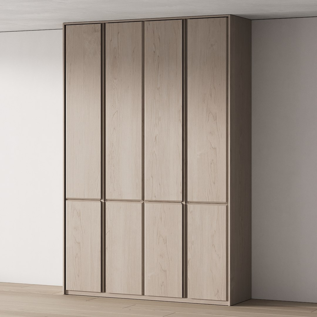 3D 260 Cabinet Furniture 10 Modular Wardrobe Cupboard 06 - TurboSquid ...