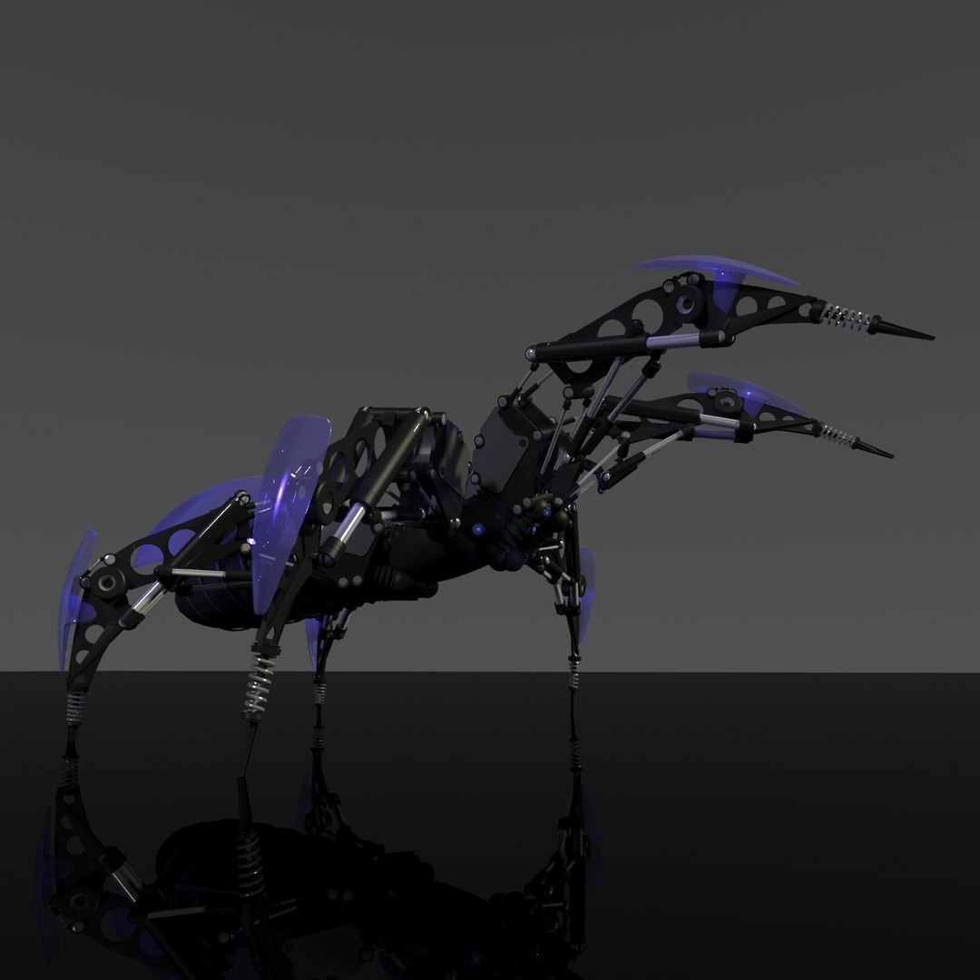 3D Robot Spider - TurboSquid 1281874