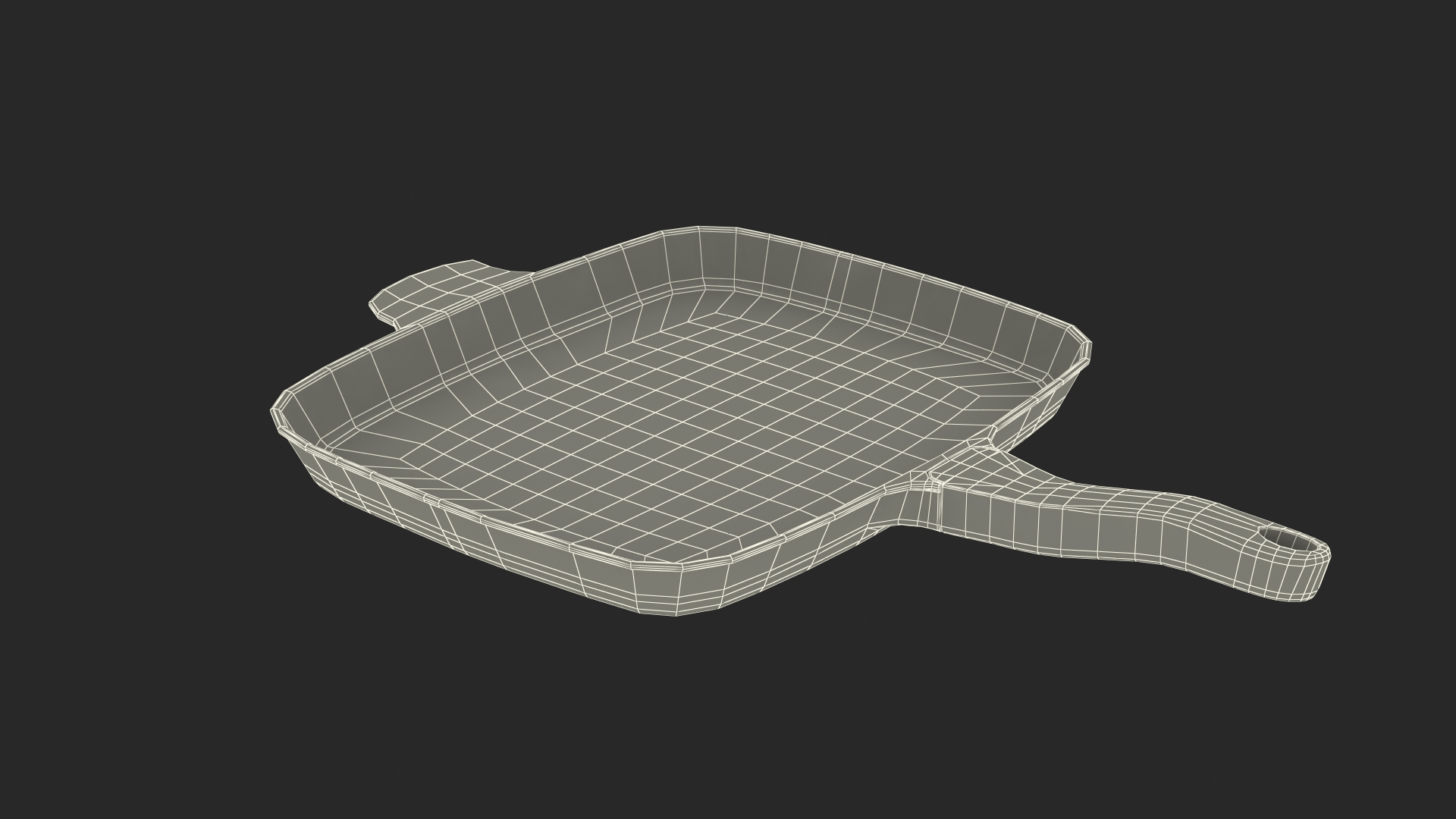 Masterpan Aluminum Grill Pan Model - TurboSquid 1548369