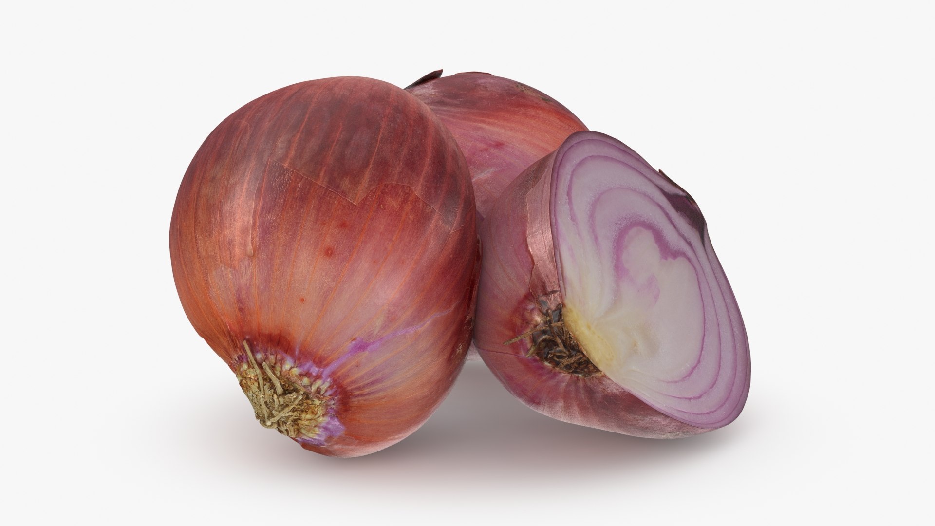 Red Onions 2 3D Model - TurboSquid 2184876