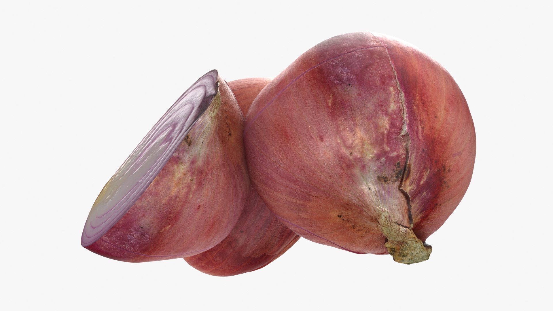 Red Onions 2 3D Model - TurboSquid 2184876