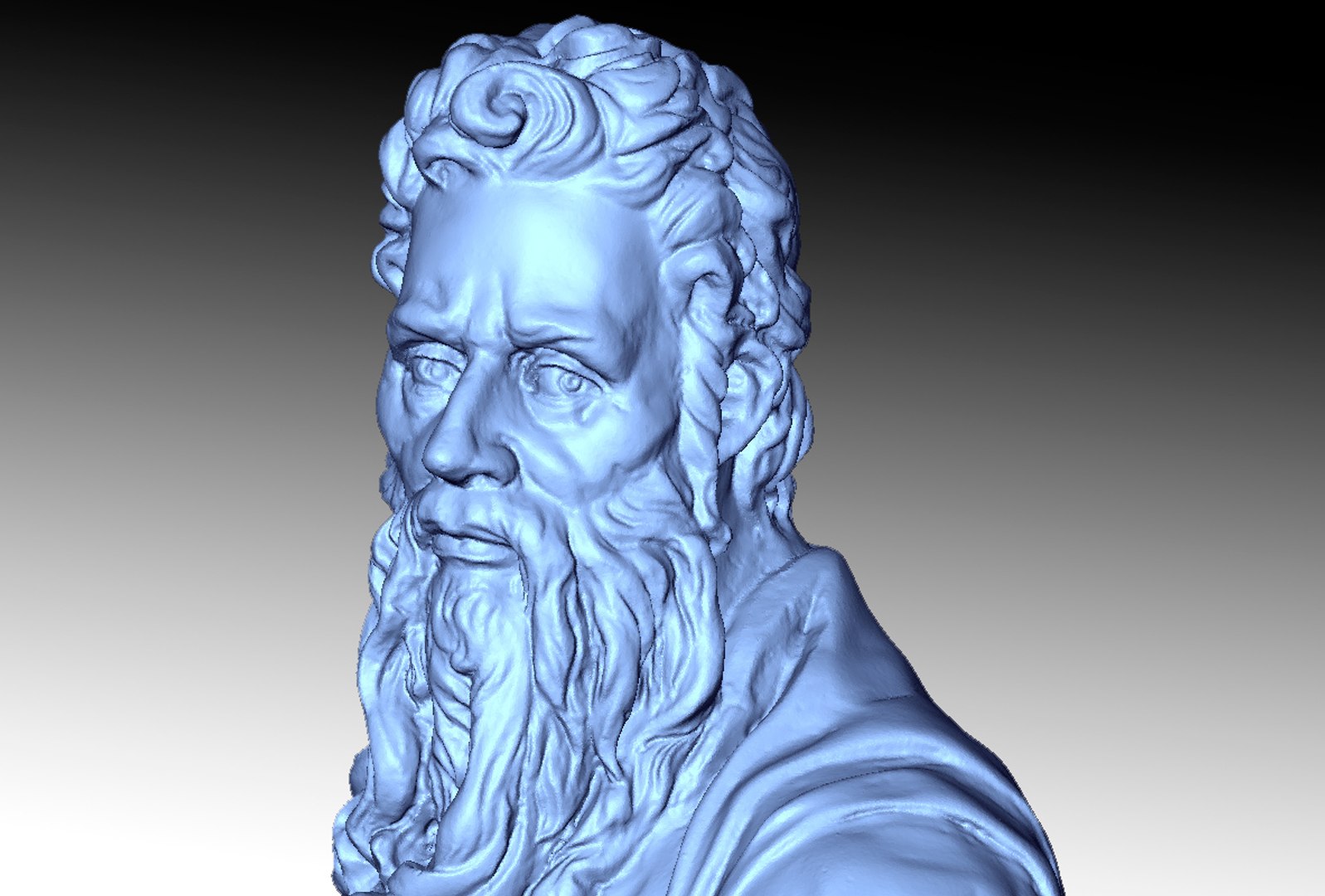 3D Model Moses Sculpture - TurboSquid 1225331