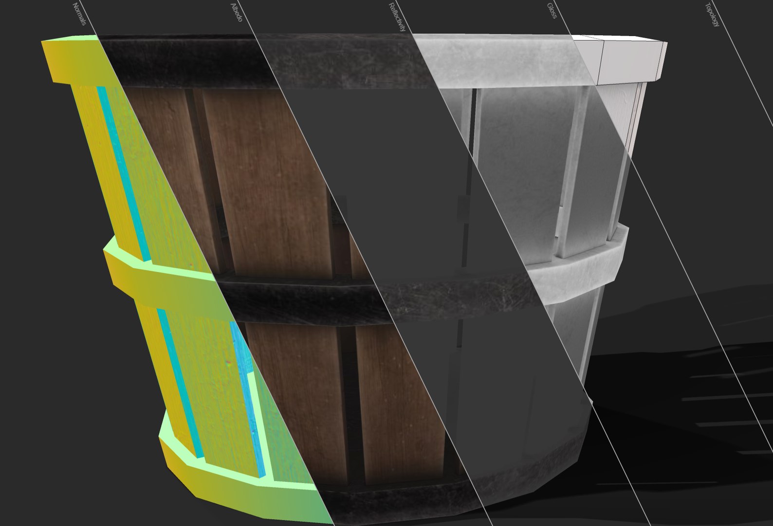 3D Bucket Model - TurboSquid 2148302