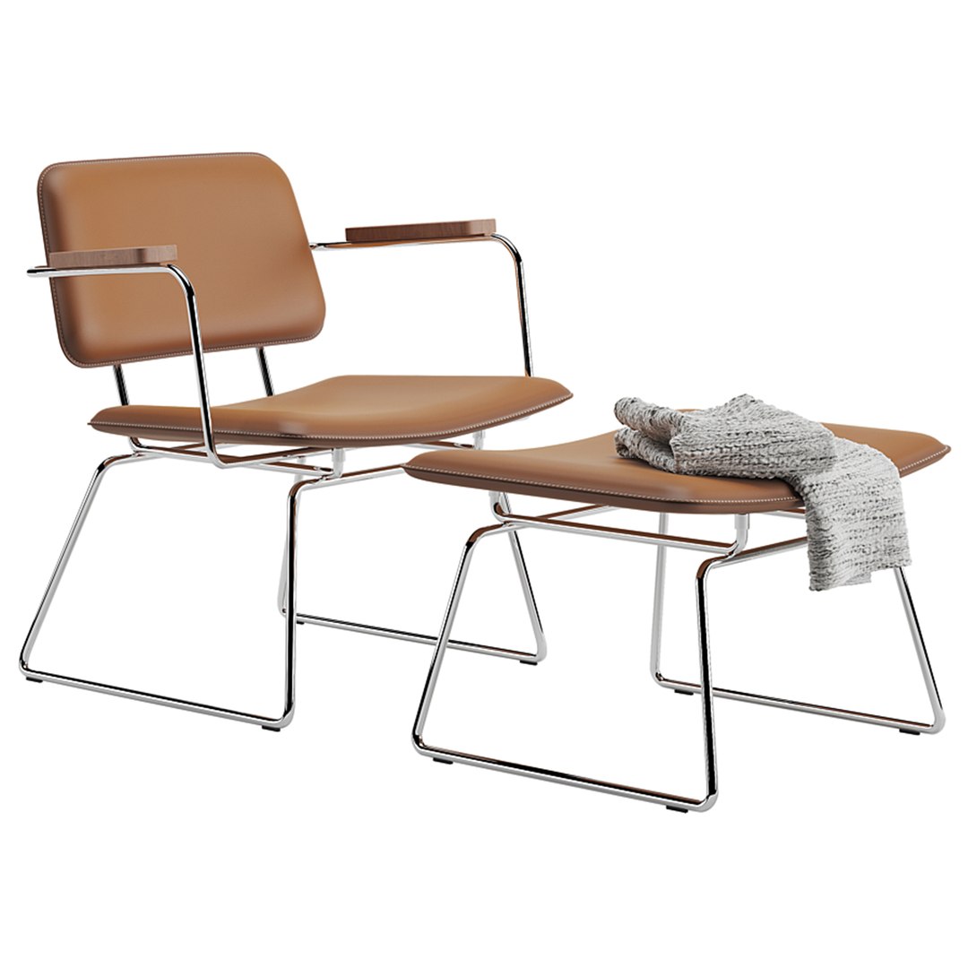 Flexform Echoes S H Armchair 3D Model - TurboSquid 1953593