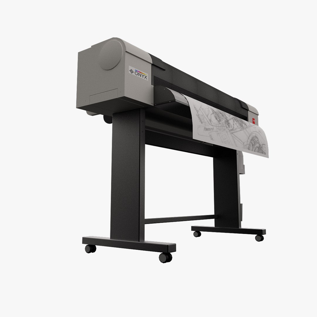 Oce Cs9050 Plotter 3d Model
