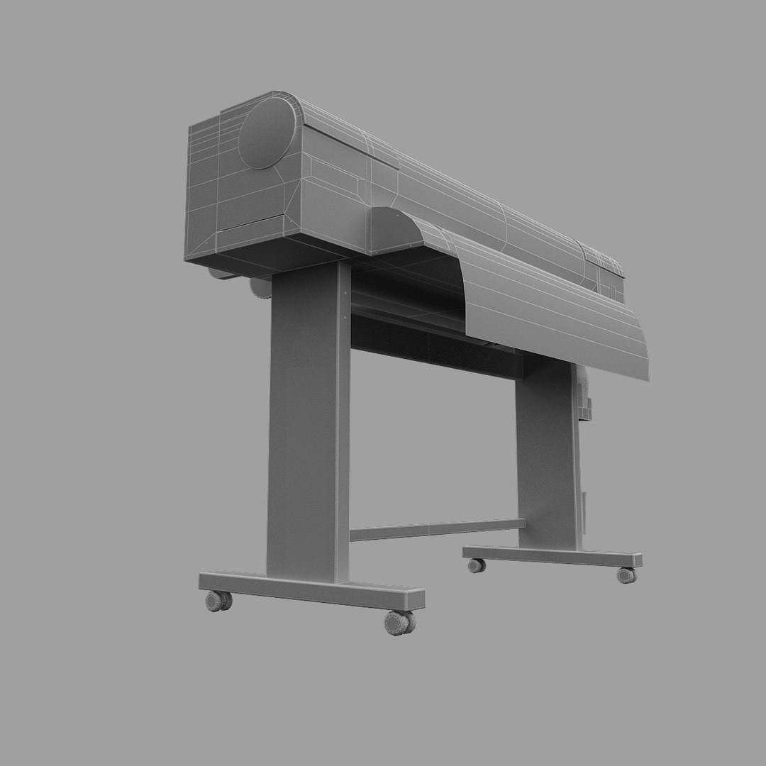 Oce Cs9050 Plotter 3d Model
