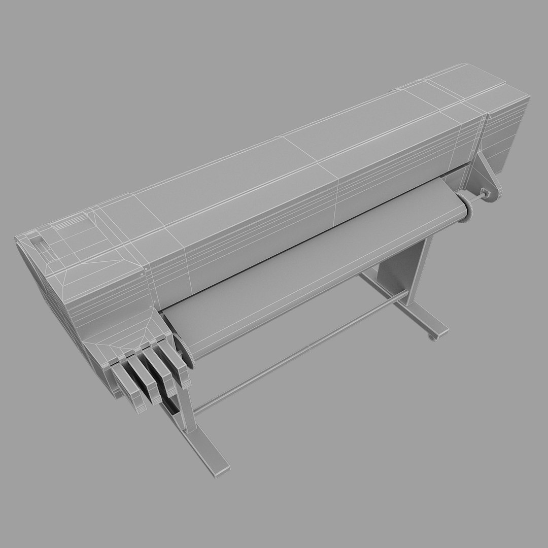 Oce Cs9050 Plotter 3d Model