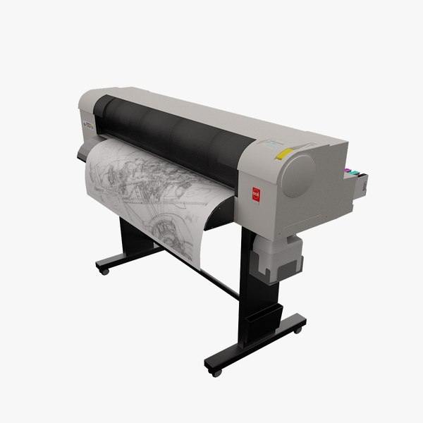 oce cs9050 plotter 3d model