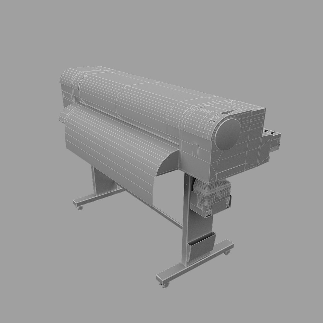 Oce Cs9050 Plotter 3d Model