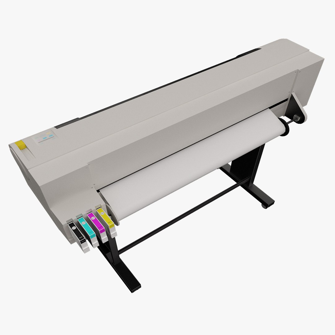 Oce Cs9050 Plotter 3d Model
