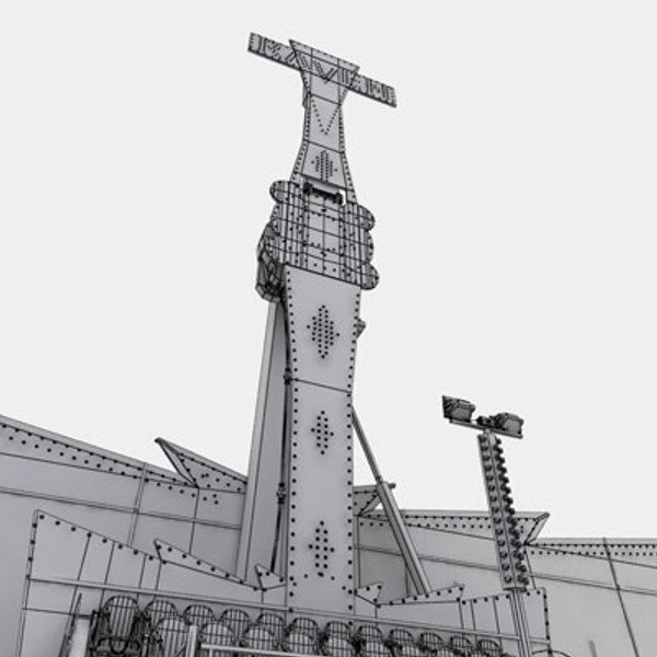 pendulum ride 3d model