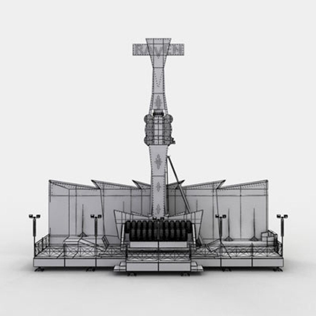 Pendulum Ride 3d Model
