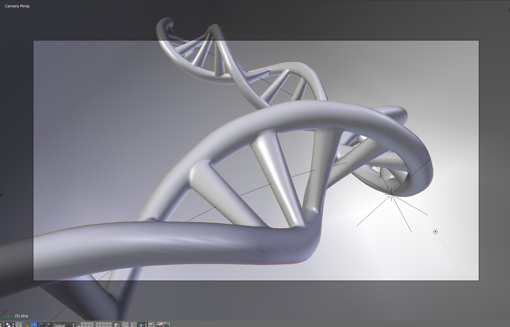 Dna Double Helix Blender 3D Model - TurboSquid 1211337